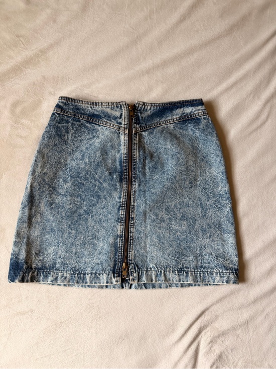 Frederick's of Hollywood | Skirts | Fredericks Of Hollywood Acid Wash ...